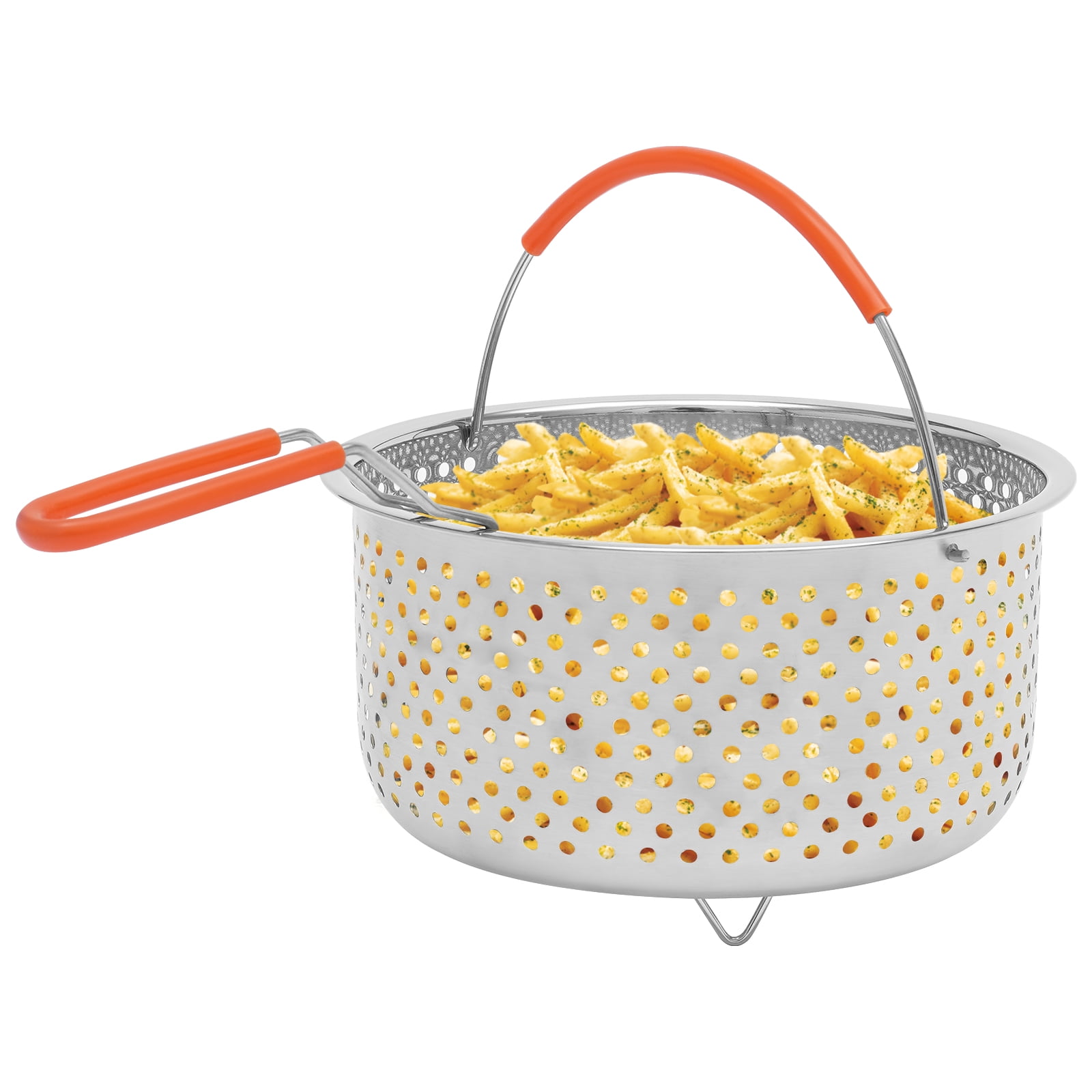 tainless Steel Deep Fry Basket for Frying Serving Food, Multifunctional ...