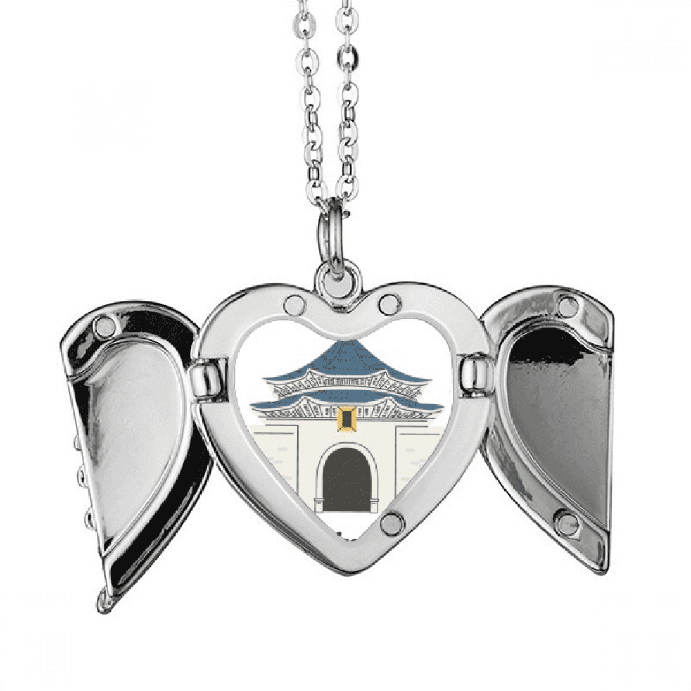 taiwan travel chiang kai-shek memorial hall angel wings necklpendant ...