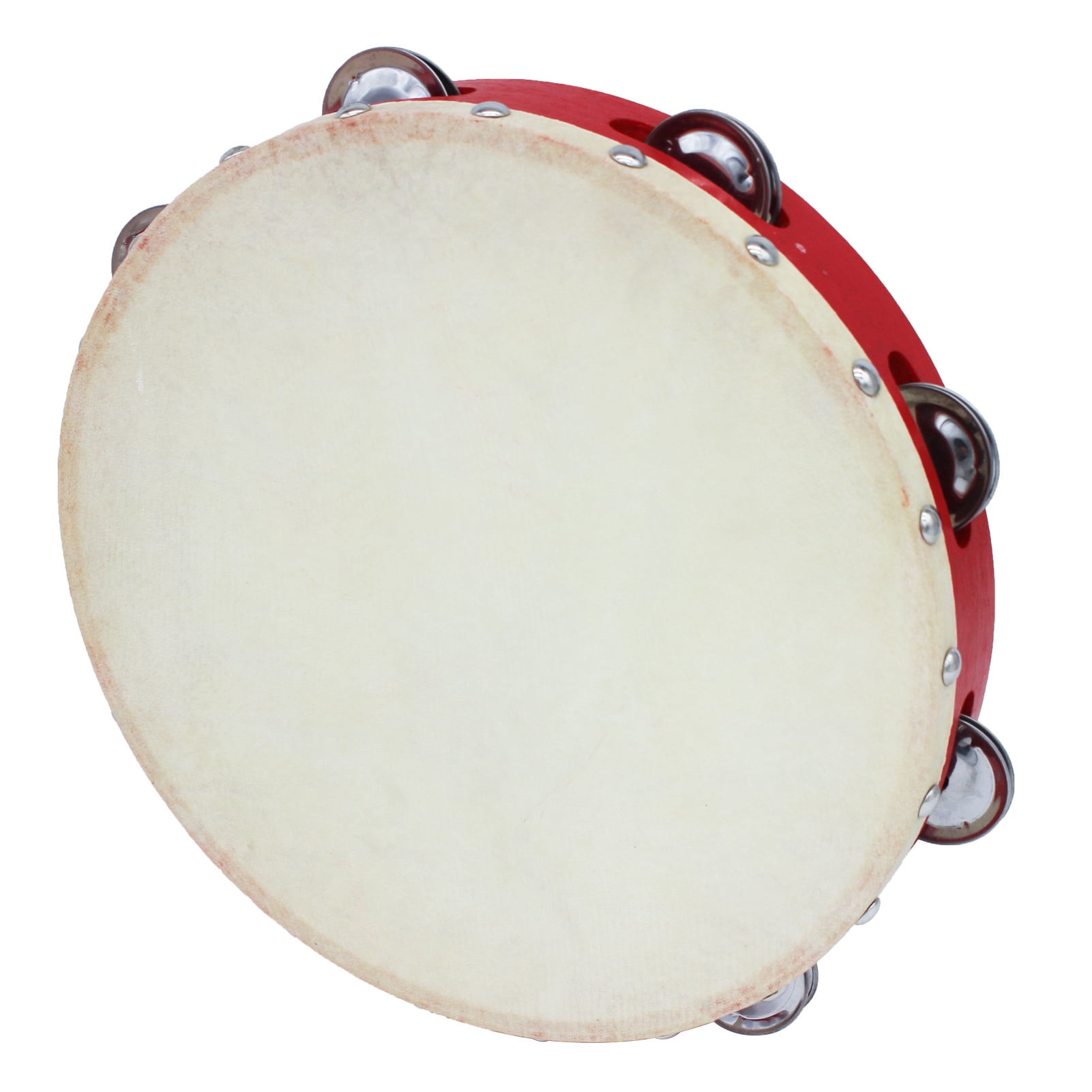 tambourine,8pcs Metal Drum Wooden Entertainment Musical Metal Drum ...