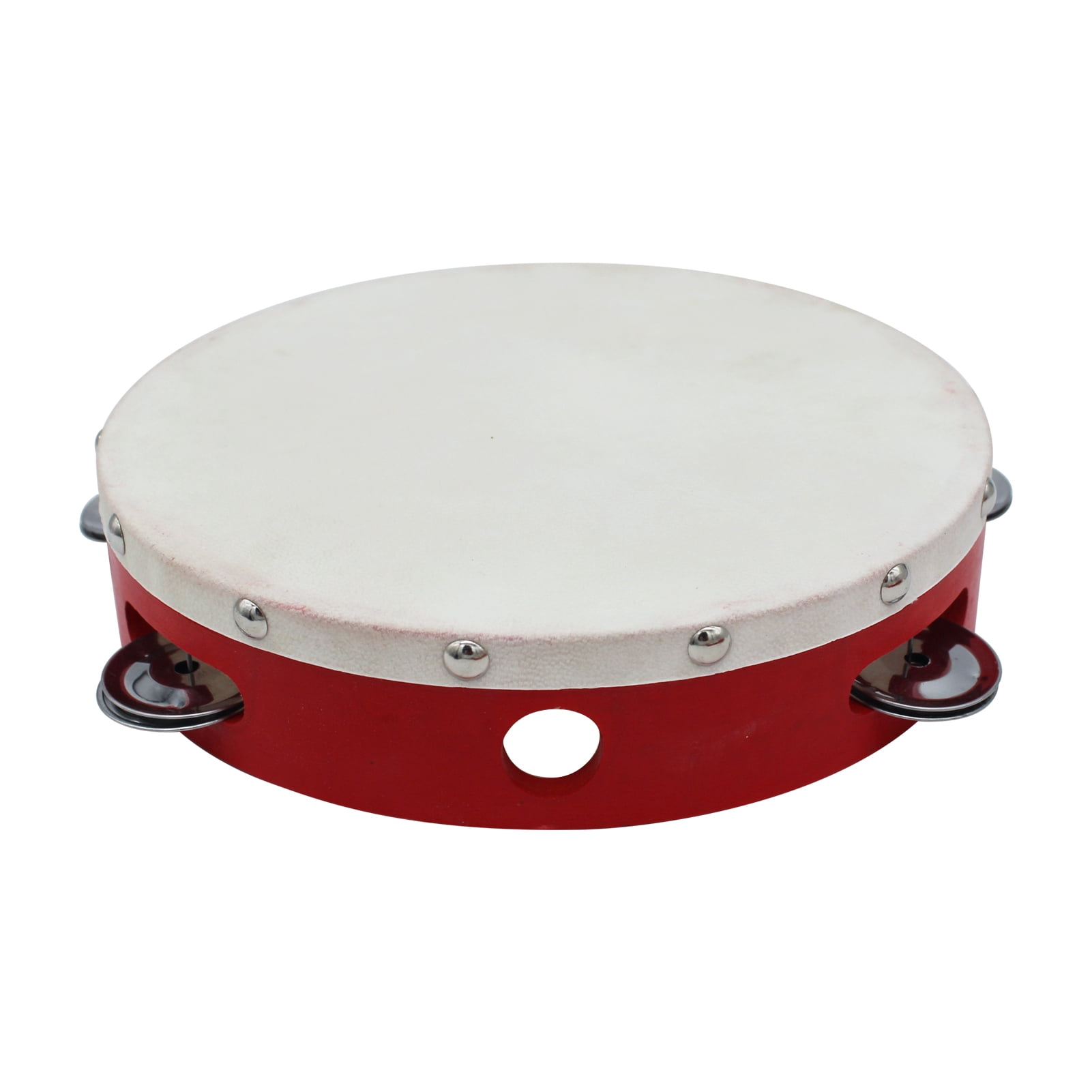 tambourine,Hand With Metal Drum Wooden Entertainment 6 Inch Hand ...