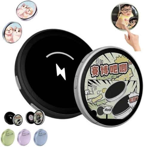 tangyin Digital Displayed Pixel Badge Pin, Electronic Button with LED ...