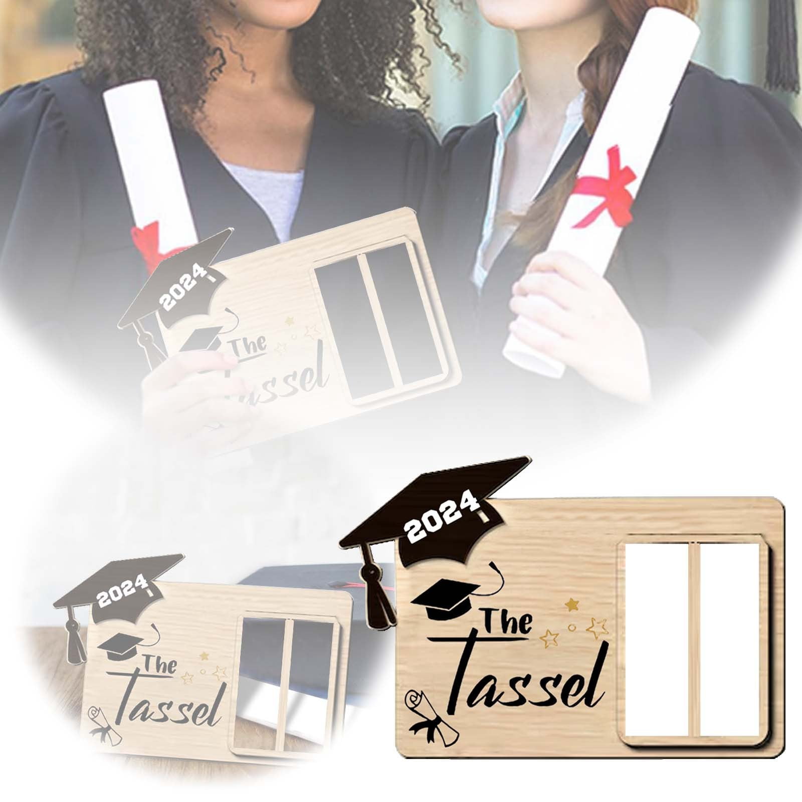 tangyuanzzz 1 Graduation Gift Box Wooden Graduation Card Box Box 2024 ...