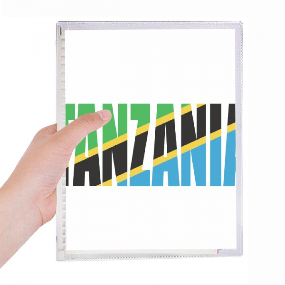 tanzania country flag name notebook loose diary refillable journal ...