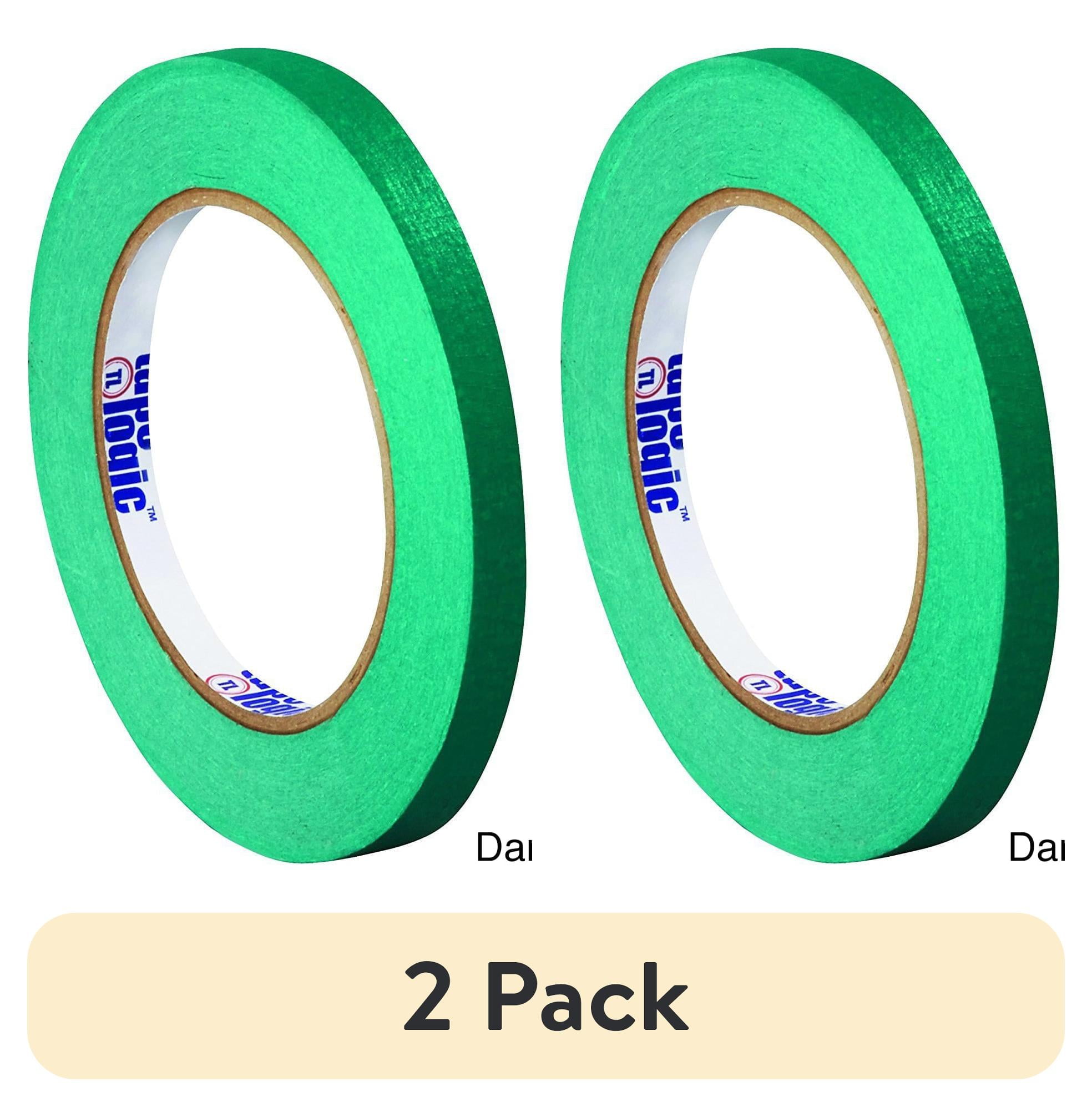 (2 pack) tape logic 1/2" x 60 yards, 4.9mm colored masking tape, case ...