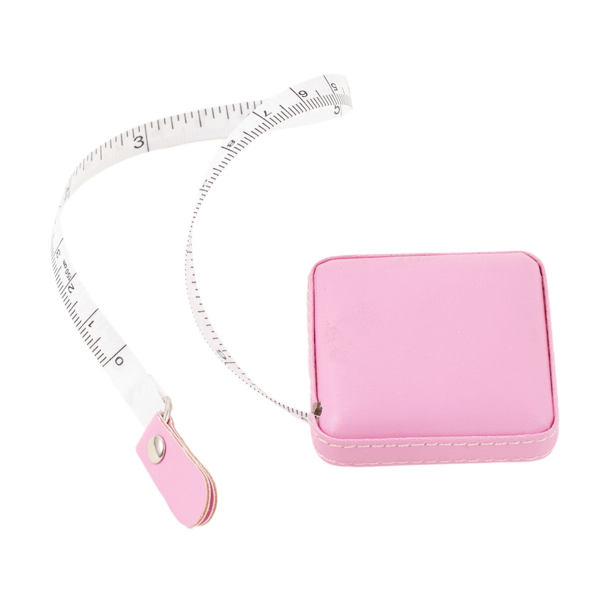 Square PU Leather Case with 1M Retractable Tape Measure for Physical ...