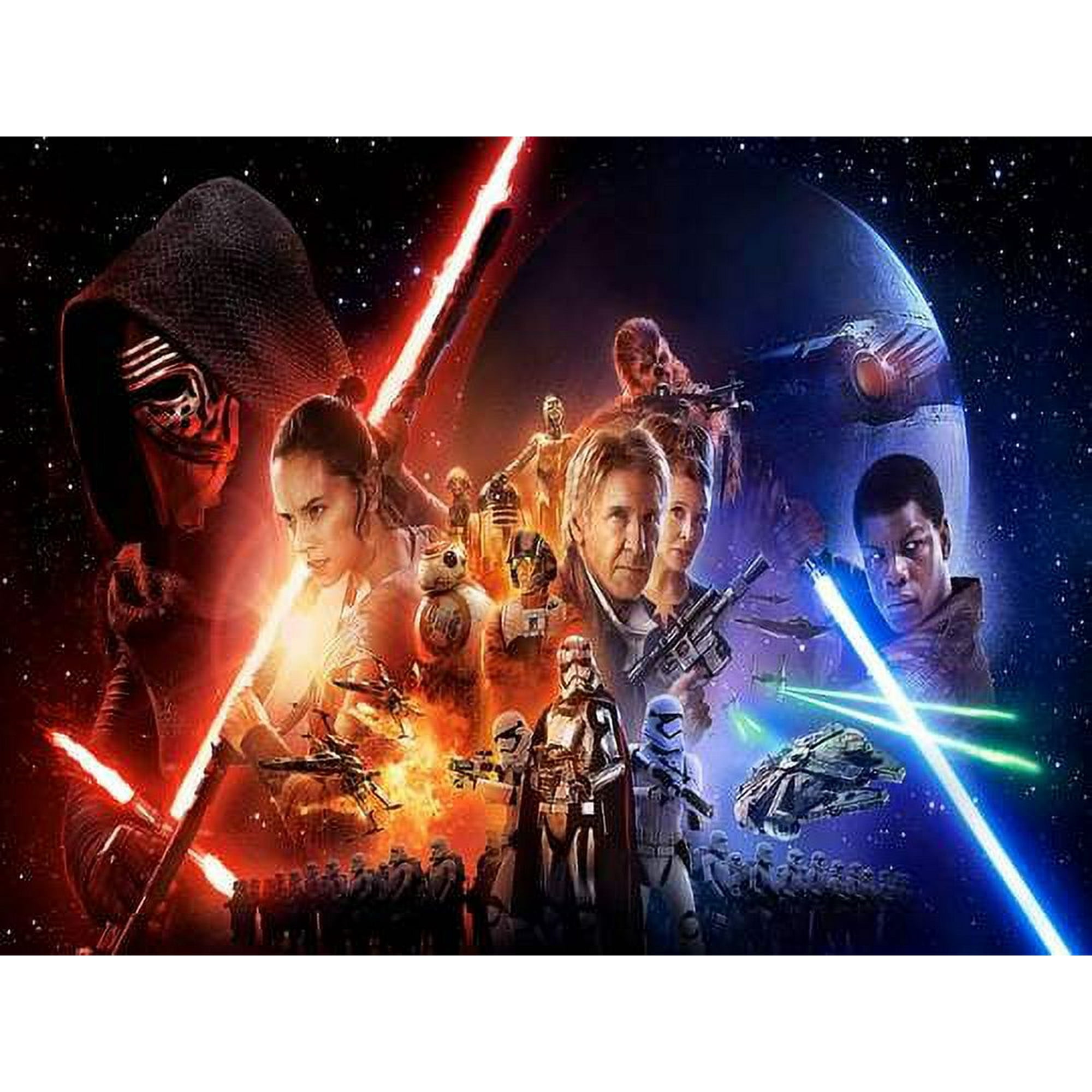 tar Wars Force Awakens 2 Han Solo Birthday Edible Image Cake Topper For ...