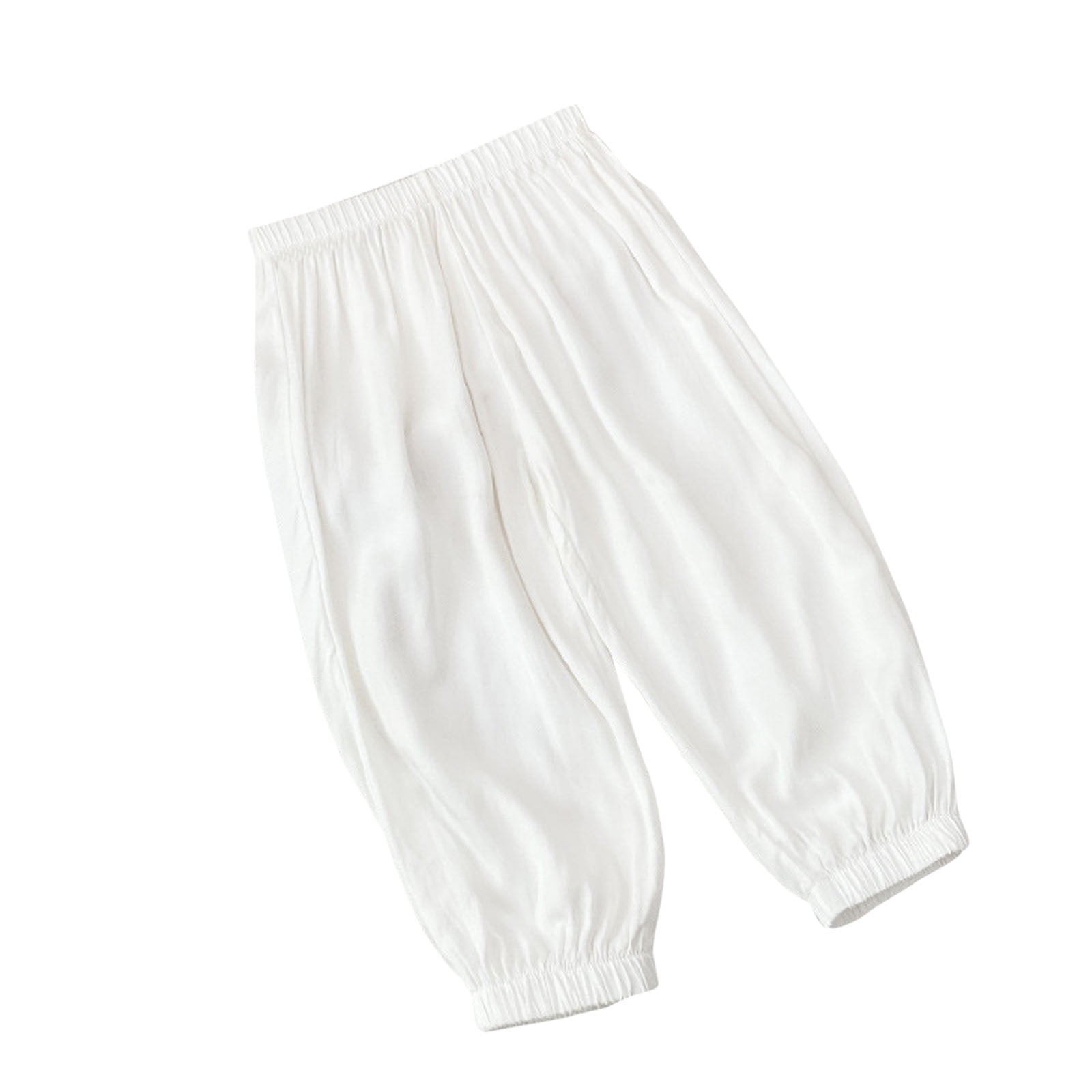 ZyeKqe Kids Boys Girls Cotton Pants Child Basic Plain Solid Trousers ...