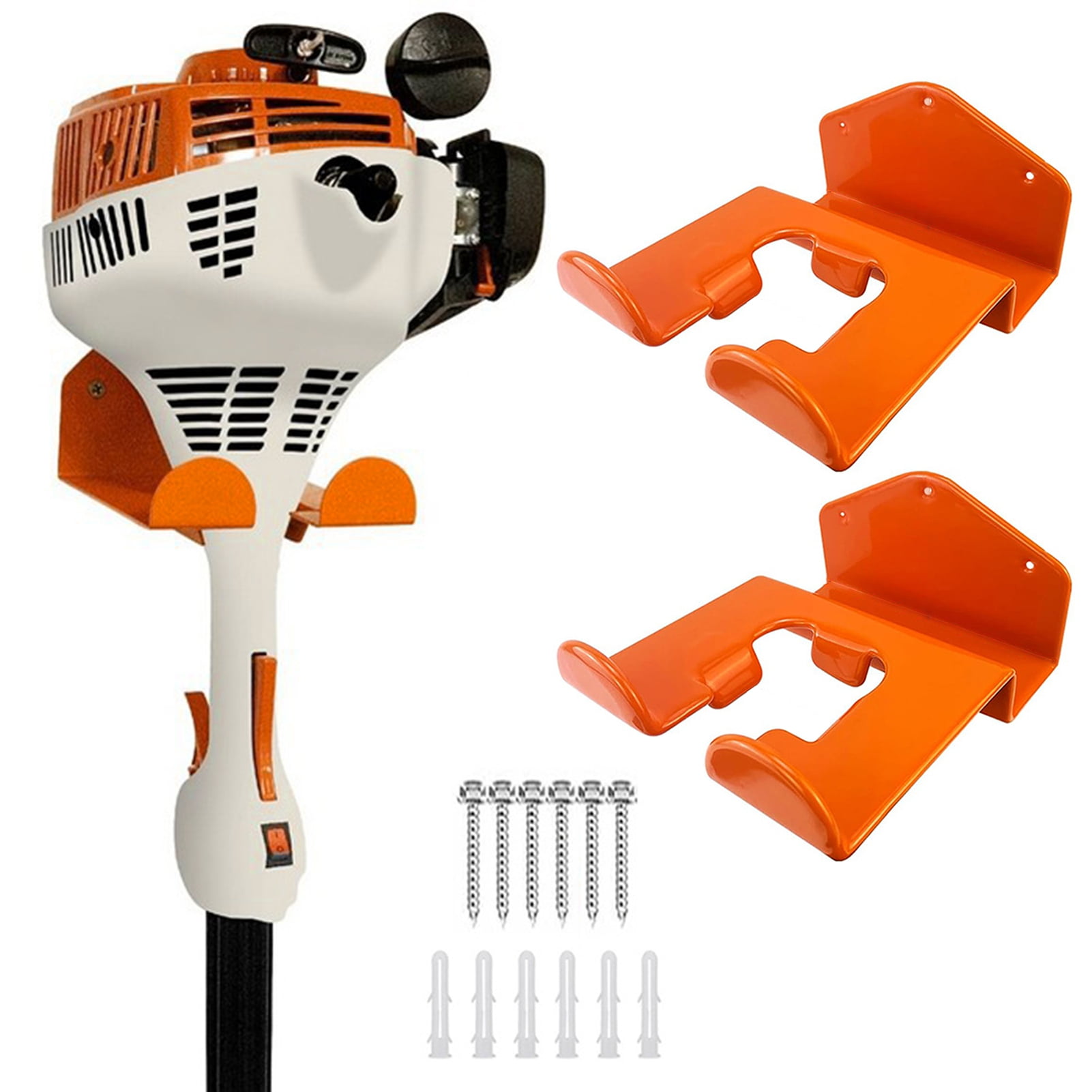 tasrioml 1/2 Sets Wall Mount Weedeater Hanger with Screws Heavy Duty ...