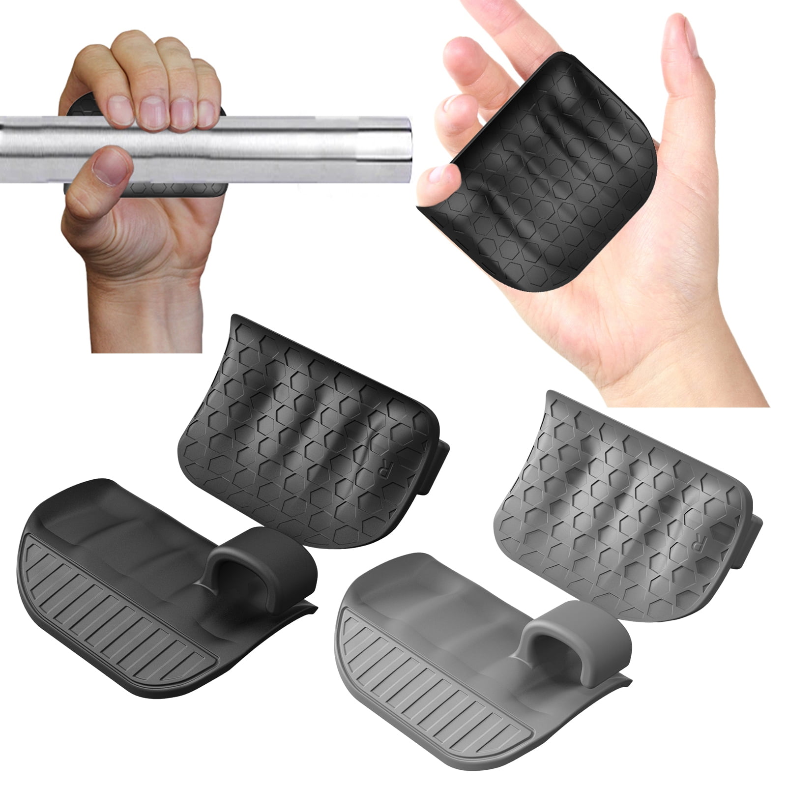 tasrioml 1 Pair Anti-Slip Workout Grips Men Women Hand Palm Protection ...