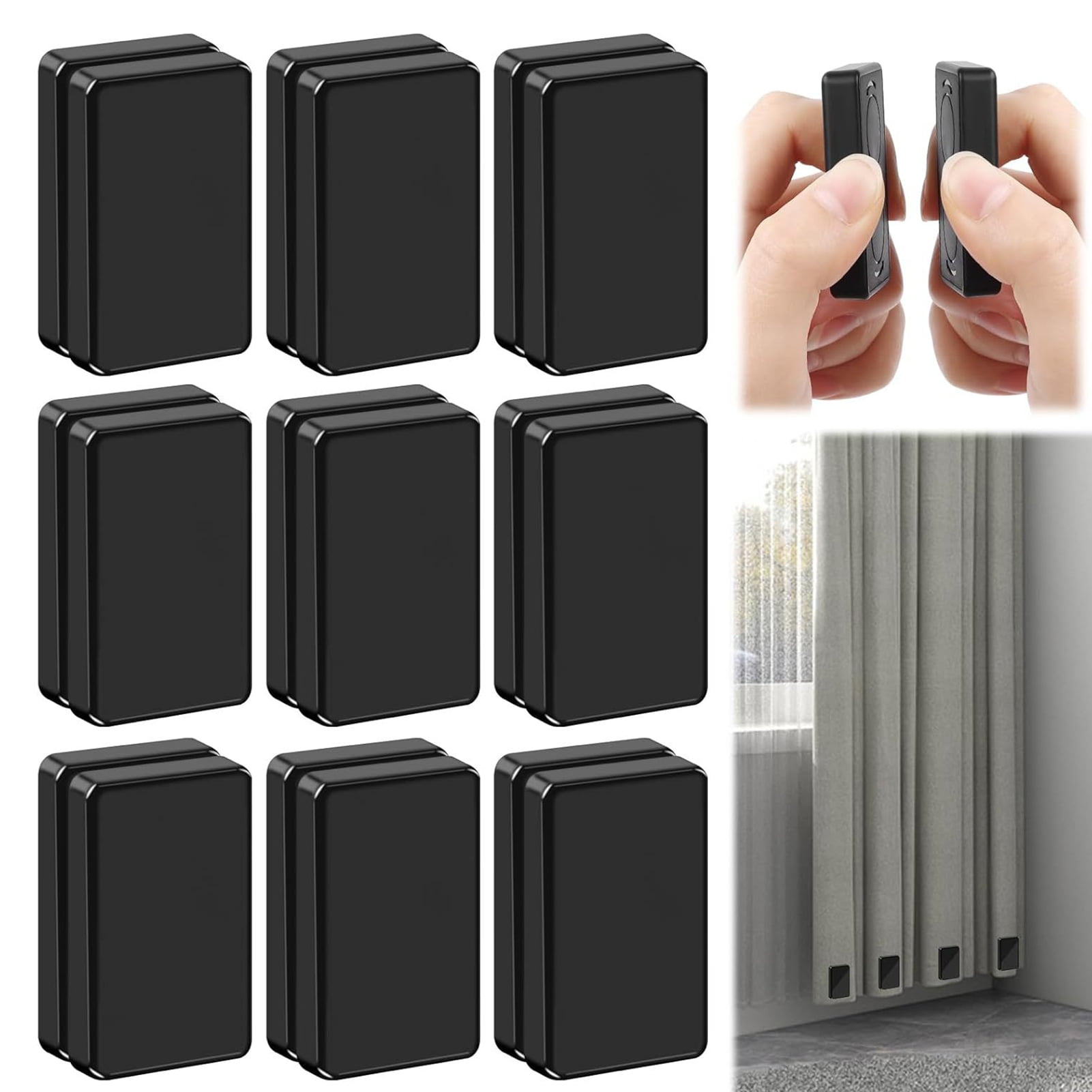 tasrioml 1 Pair Magnetic Curtain Weights Portable Reusable Weight ...