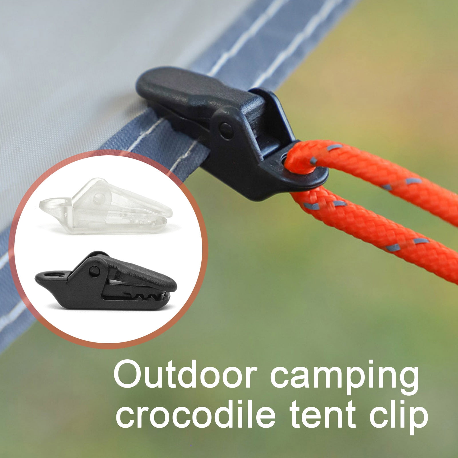 tasrioml 10/20Pcs Outdoor Tarp Clip Heavy Duty Lock Grip Camping Tent ...