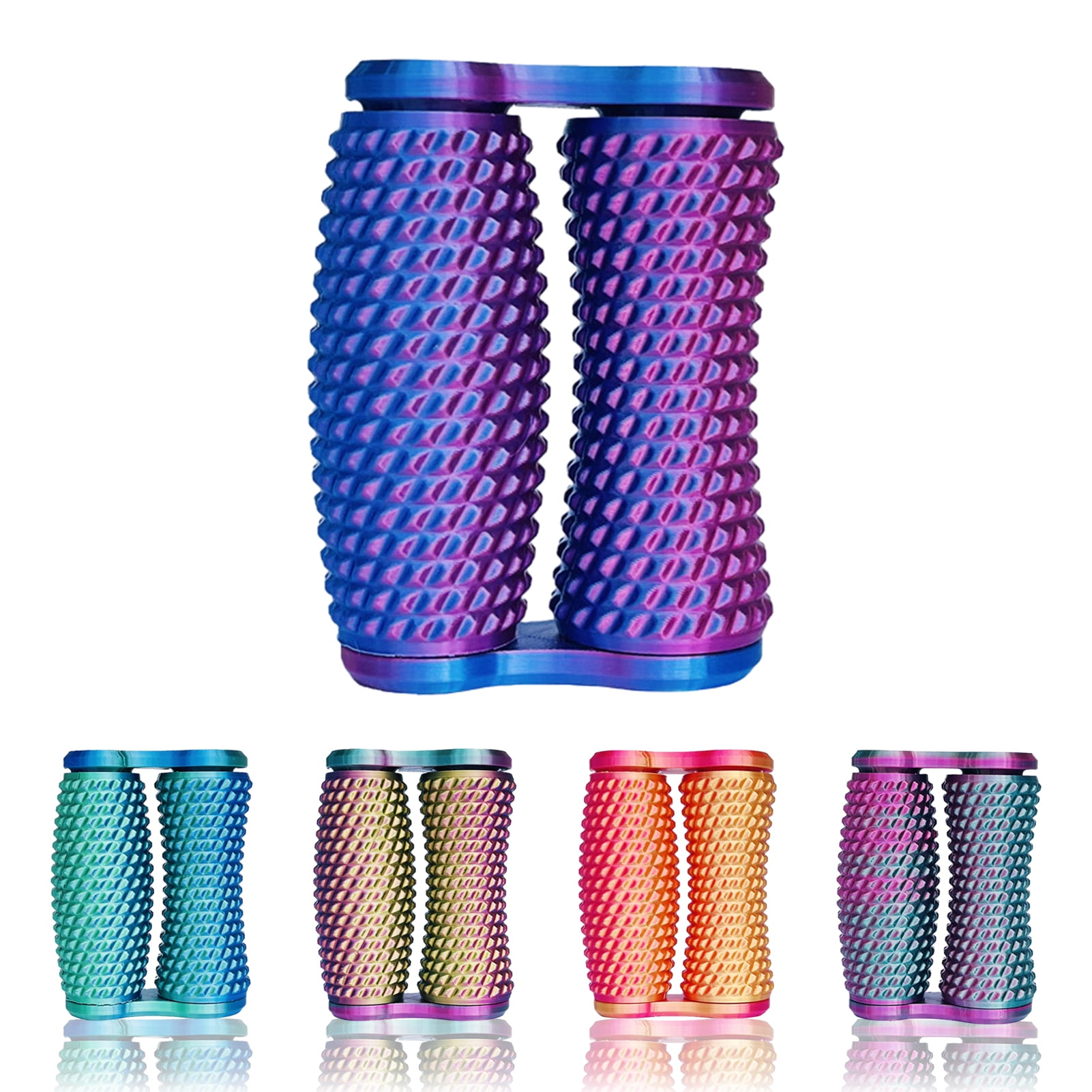 tasrioml 3D Printed Spiky Roller Fidget Toy Anxiety Stress Relief Kids Teens Adults Handheld ...