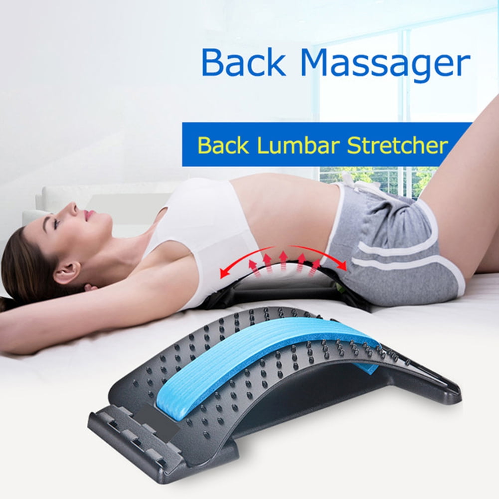 tasrioml Back Lumbar Stretcher Support Massager Fitness Posture ...