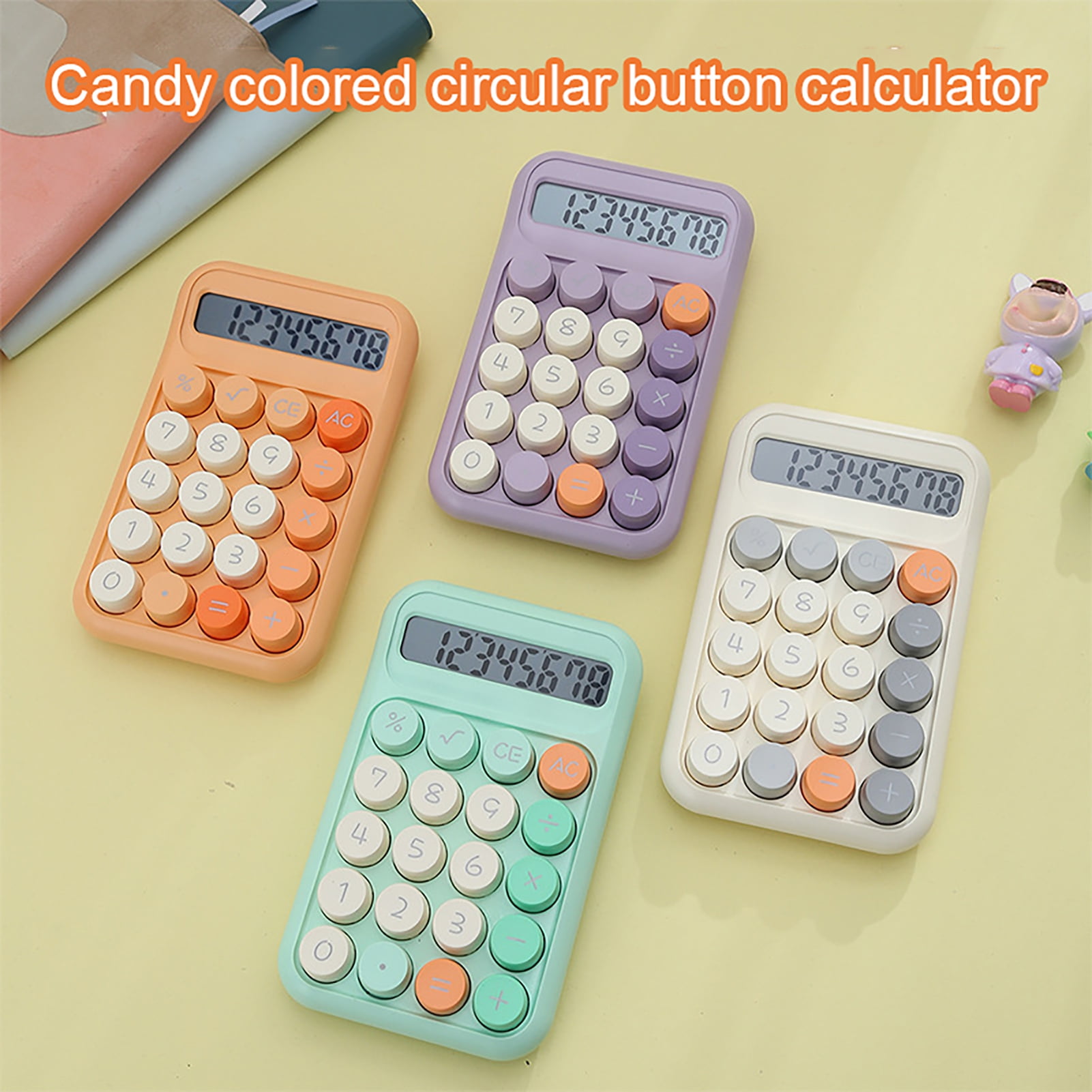 tasrioml Calculator with Big Button Anti-Slip Pad Design LCD Display ...