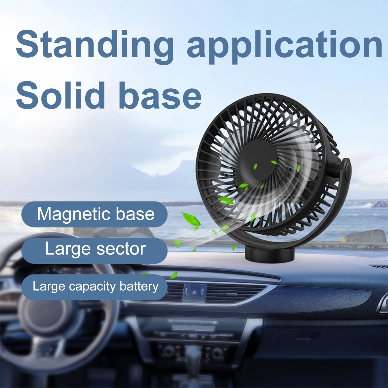 tasrioml Cooling Fan with Powerful Magnetic Base Strong Airflow 3 ...