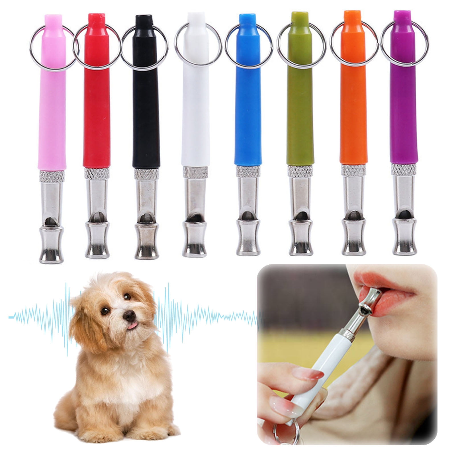 tasrioml Dog Whistle Puppy Recall Training Whistle with Lanyard ...