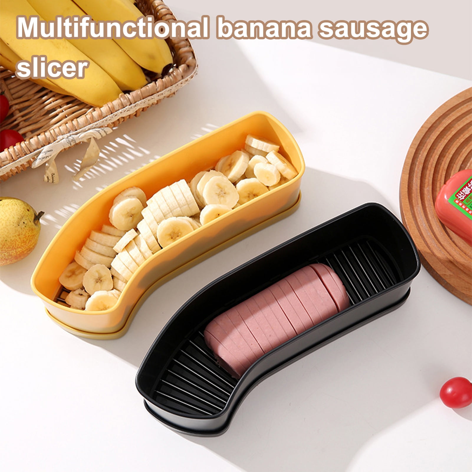 tasrioml Luncheon Meat Egg Slicer Fruit Salad Cutter Stainless Steel ...