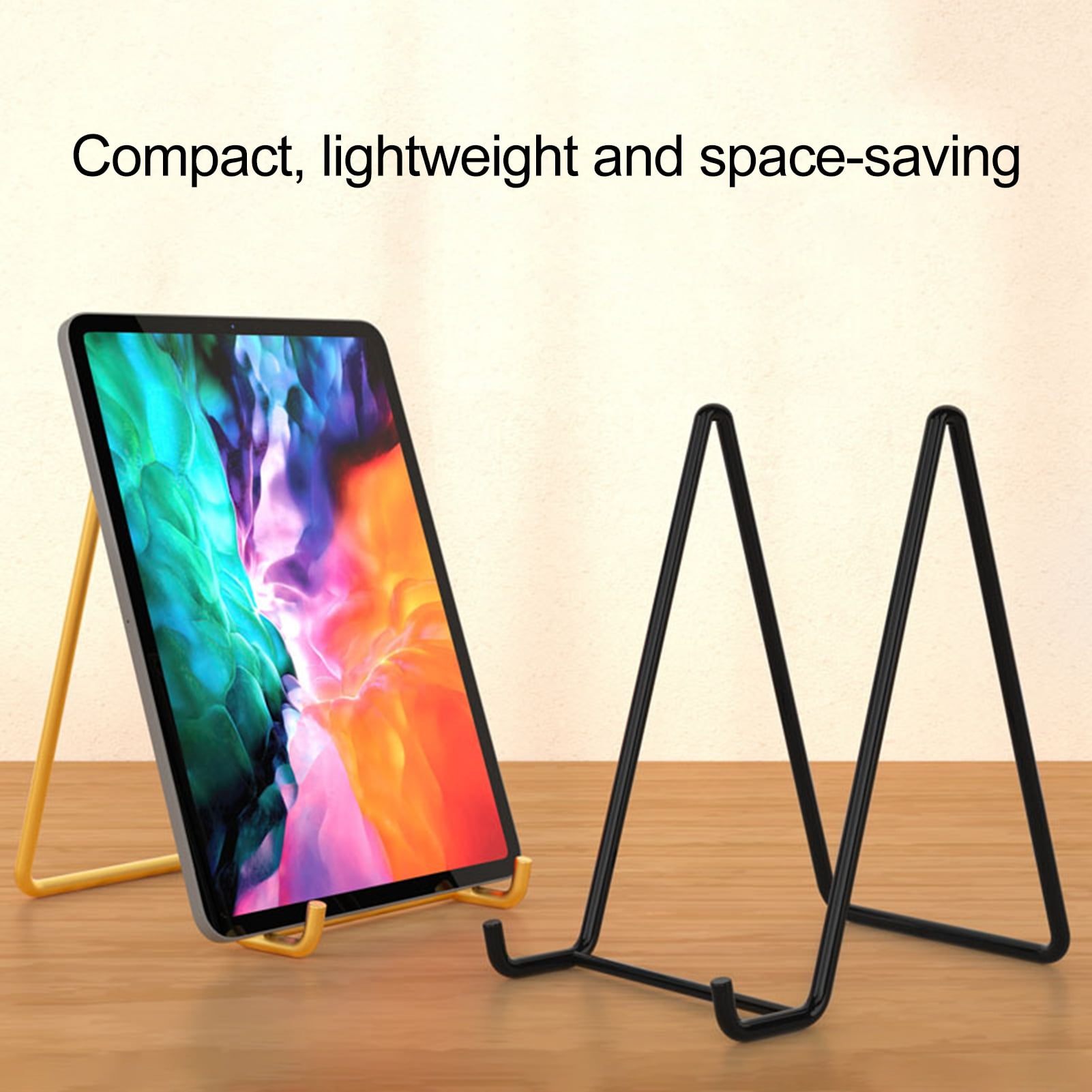 tasrioml Metal Storage Rack Photo Frame Display Holder High Stability Triangular Design Not ...