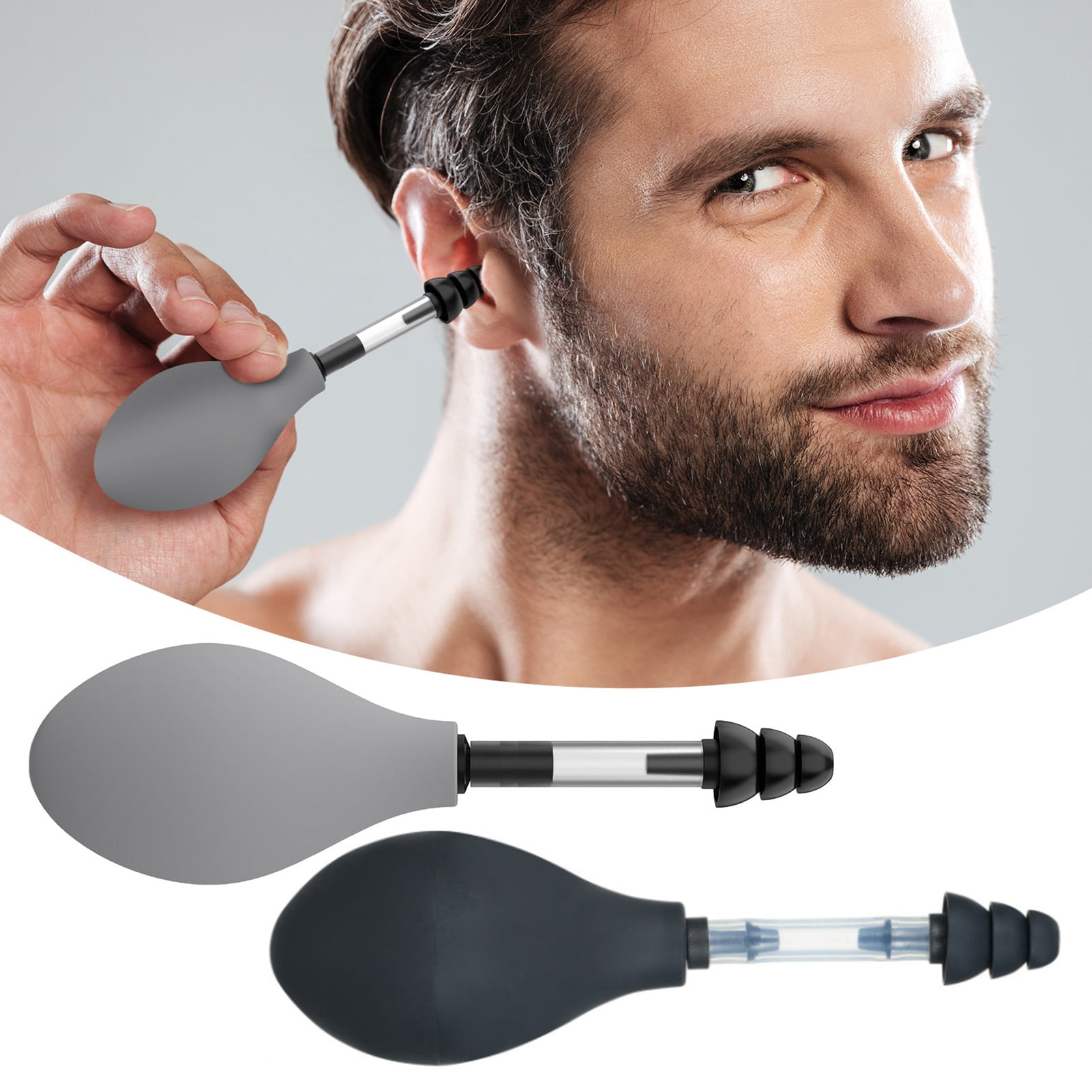 tasrioml Silicone Ear Pressure Device for Tension Relief Headache ...