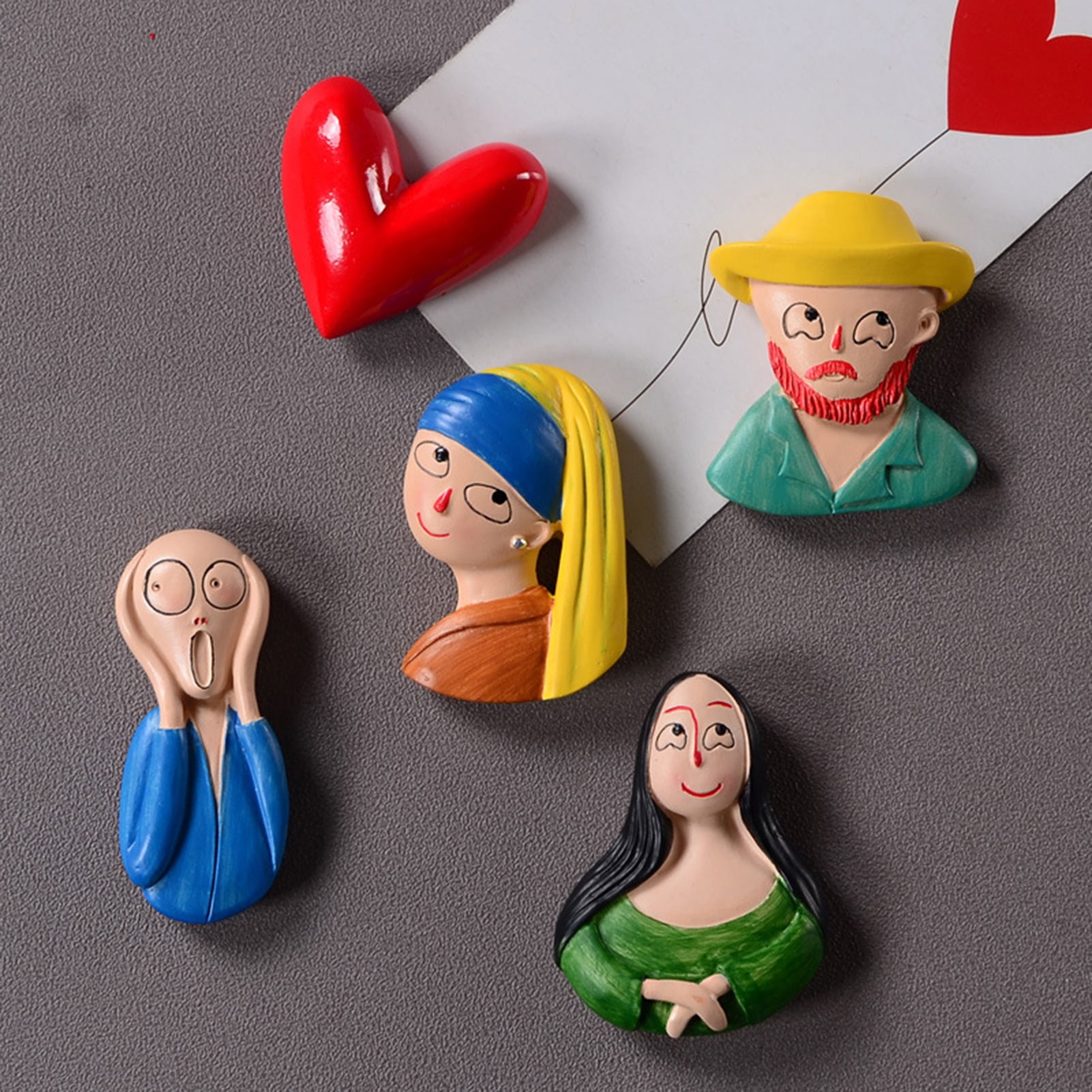 tasrioml World Famous Painting Refrigerator Magnet Home Office Kitchen ...