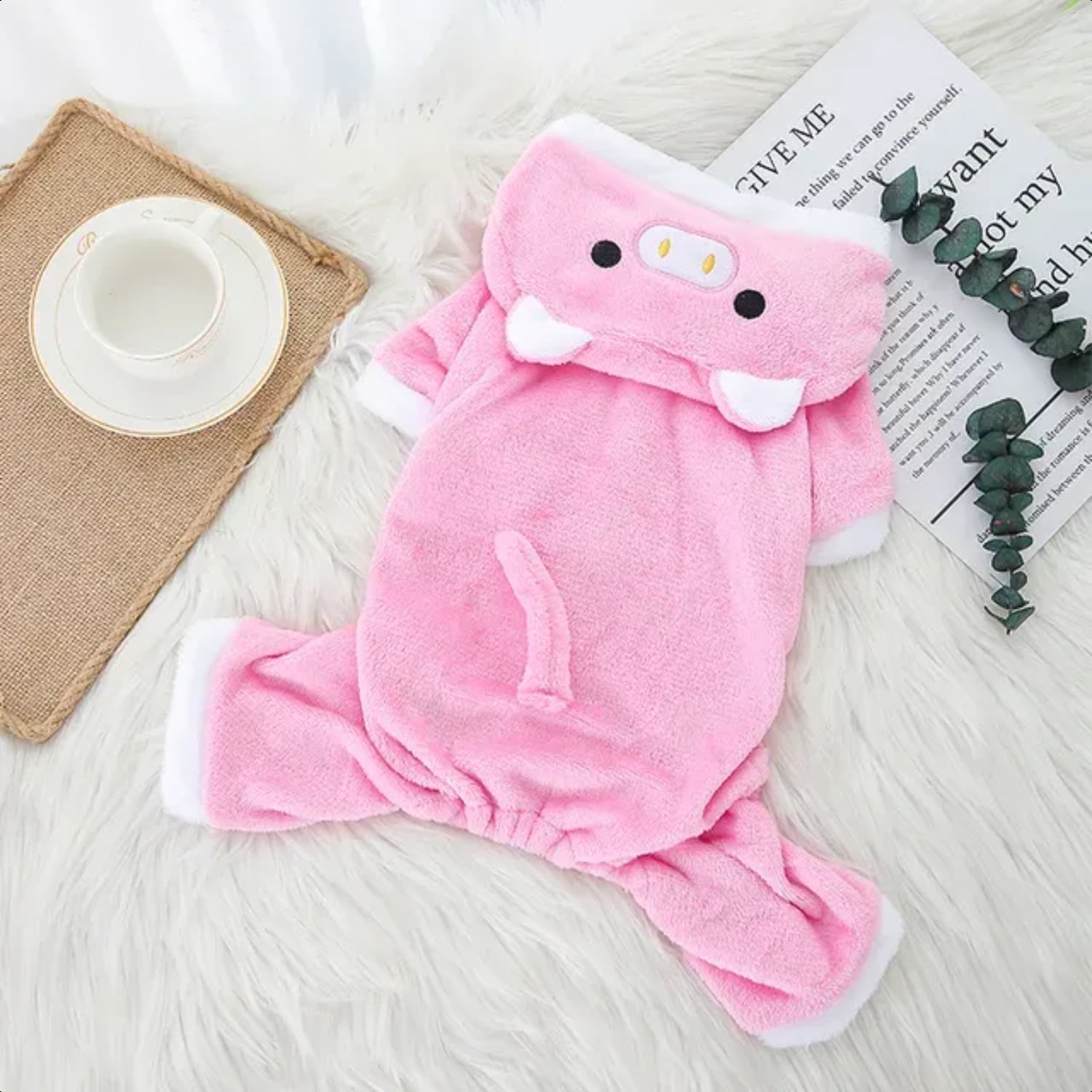 tatement piece. Stay warm and fashionable with this high-quality plush ...