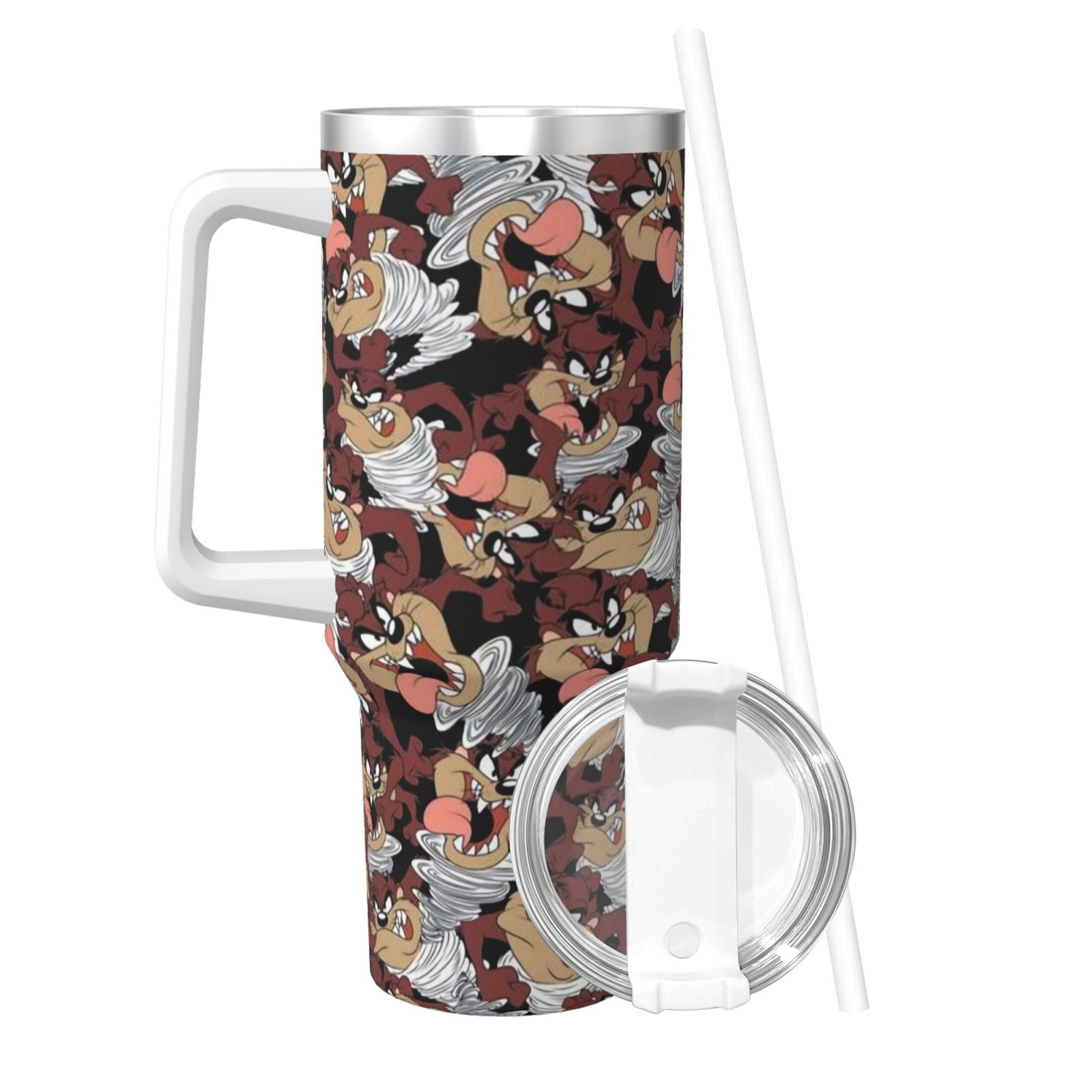 taz mania Print Thermos Insulated Stainless Steel Hot/Cold Coffee Cup ...