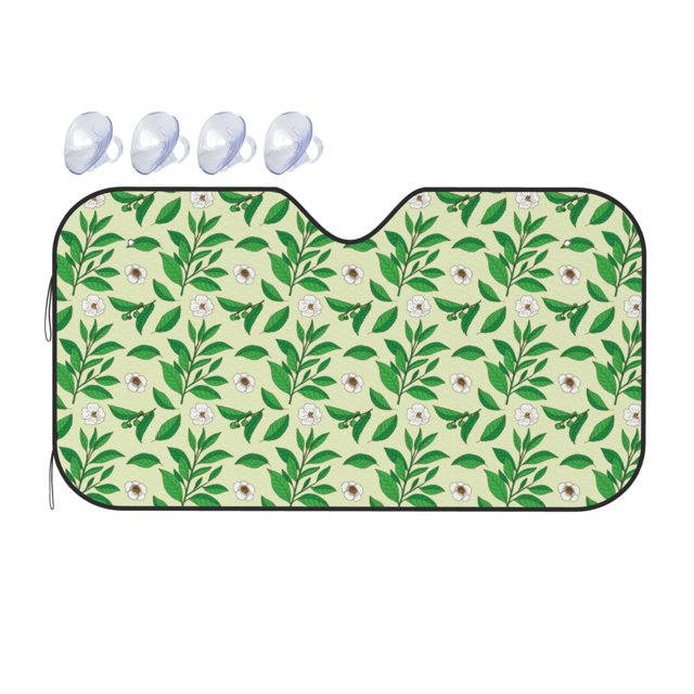 tea patt pattern 1-Piece Car Front Window Sunshade-Foldable for Most ...