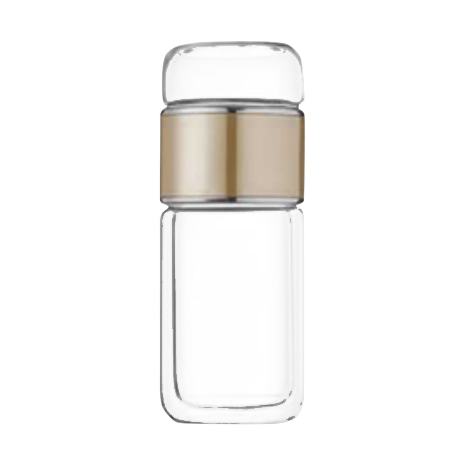 tea water separation glass cup, Glass portable tumbler with infuser ...