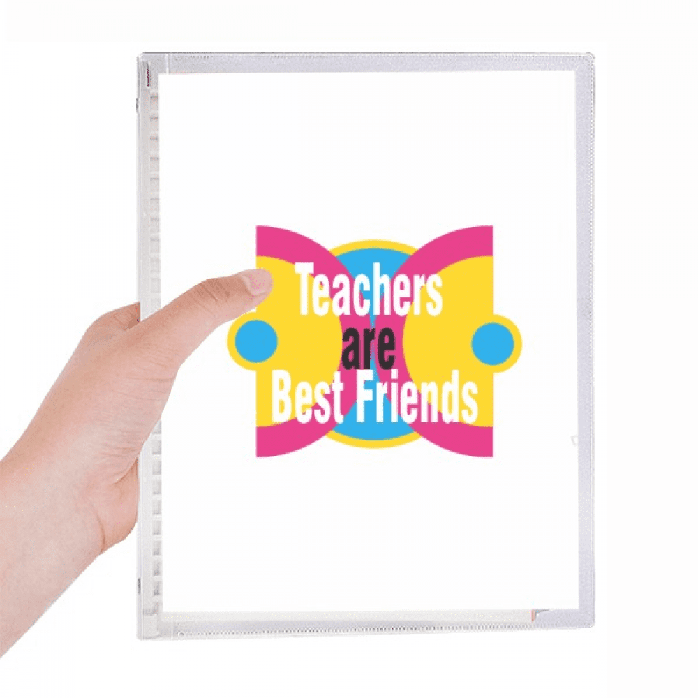 teachers diligent grateful friends notebook loose diary refillable ...