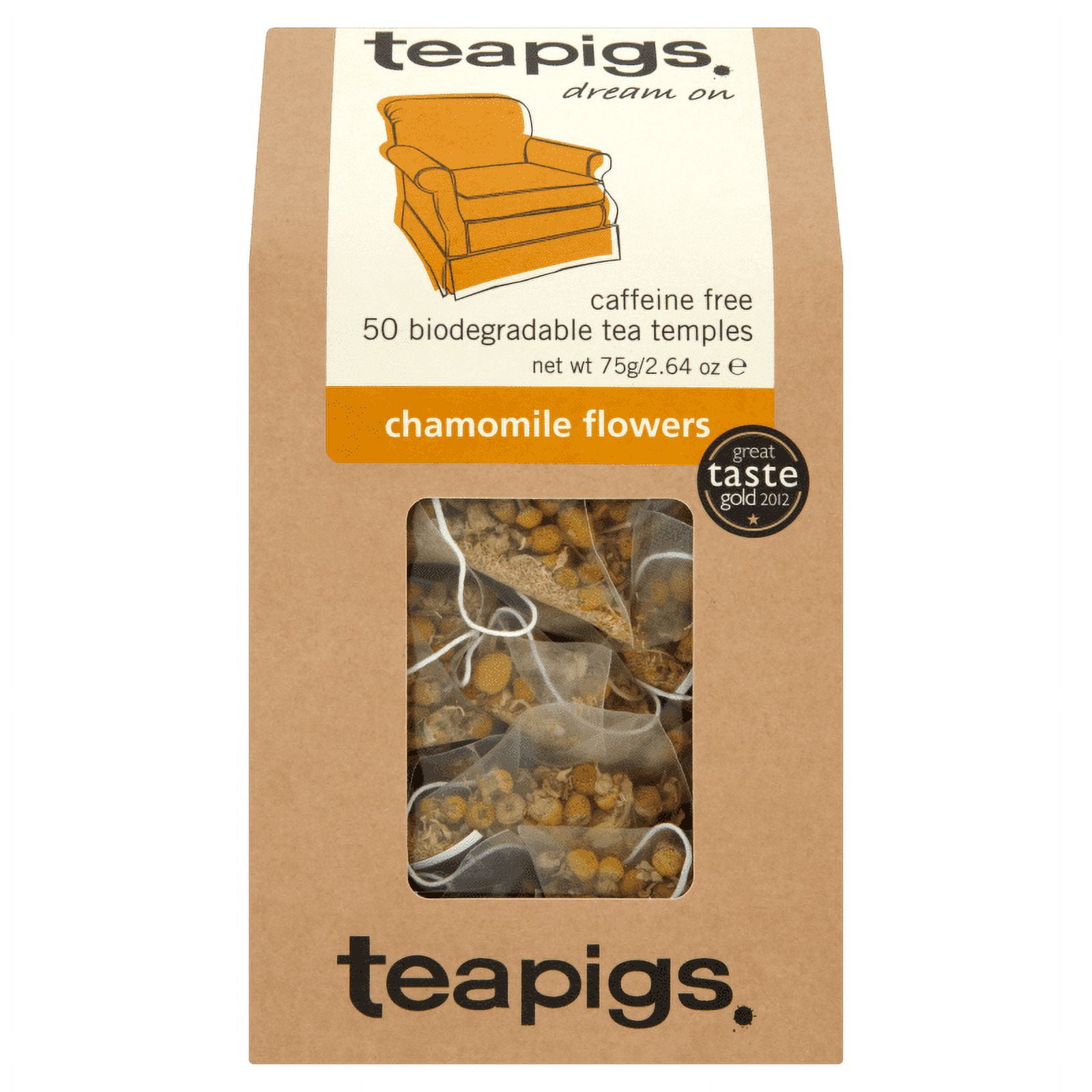teapigs, Chamomile Flowers Tea, 50 Ct - Walmart.com