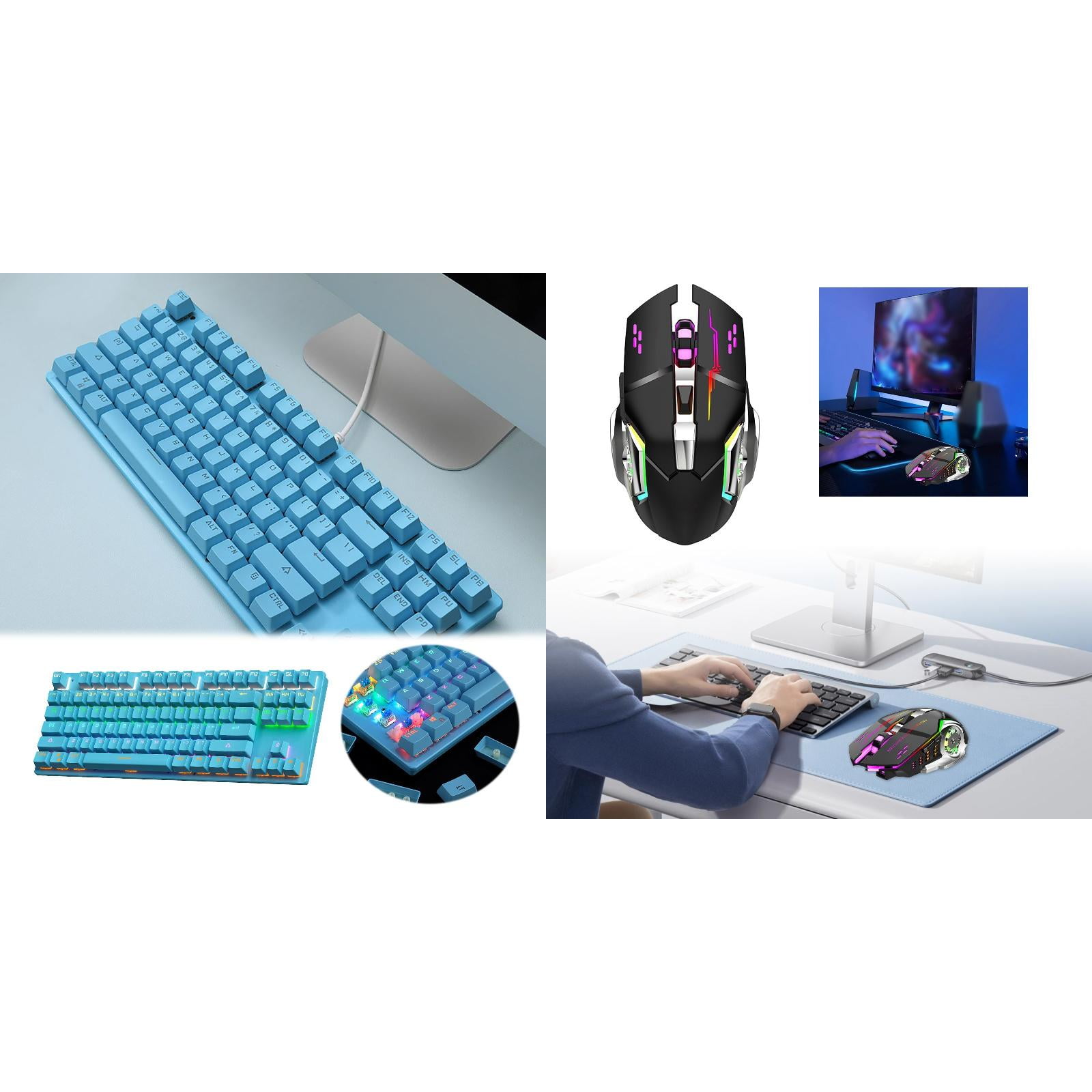 teclado gamer Mechanical Switches Computer Gamer Mouse Mechanical ...
