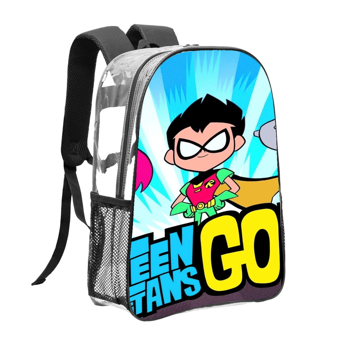 teen titans go Pattern Transparent Backpack Lightweight And fashionable ...
