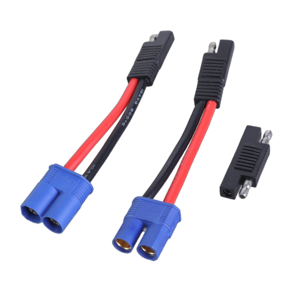 tegongse 1 Set EC8 Male/Female to SAE Adapter Cable 10AWG Connection ...