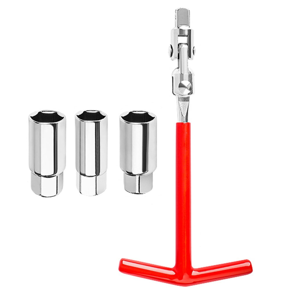 tegongse 16mm 18mm 21mm Spark Plug Removal Tool Wrench360 Degree Spark ...