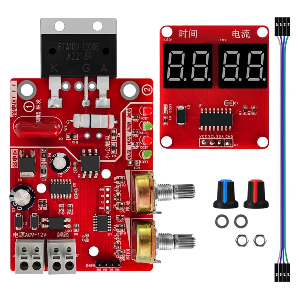 tegongse 40A/100A Spots Welder Machine Time Control Board Digital ...