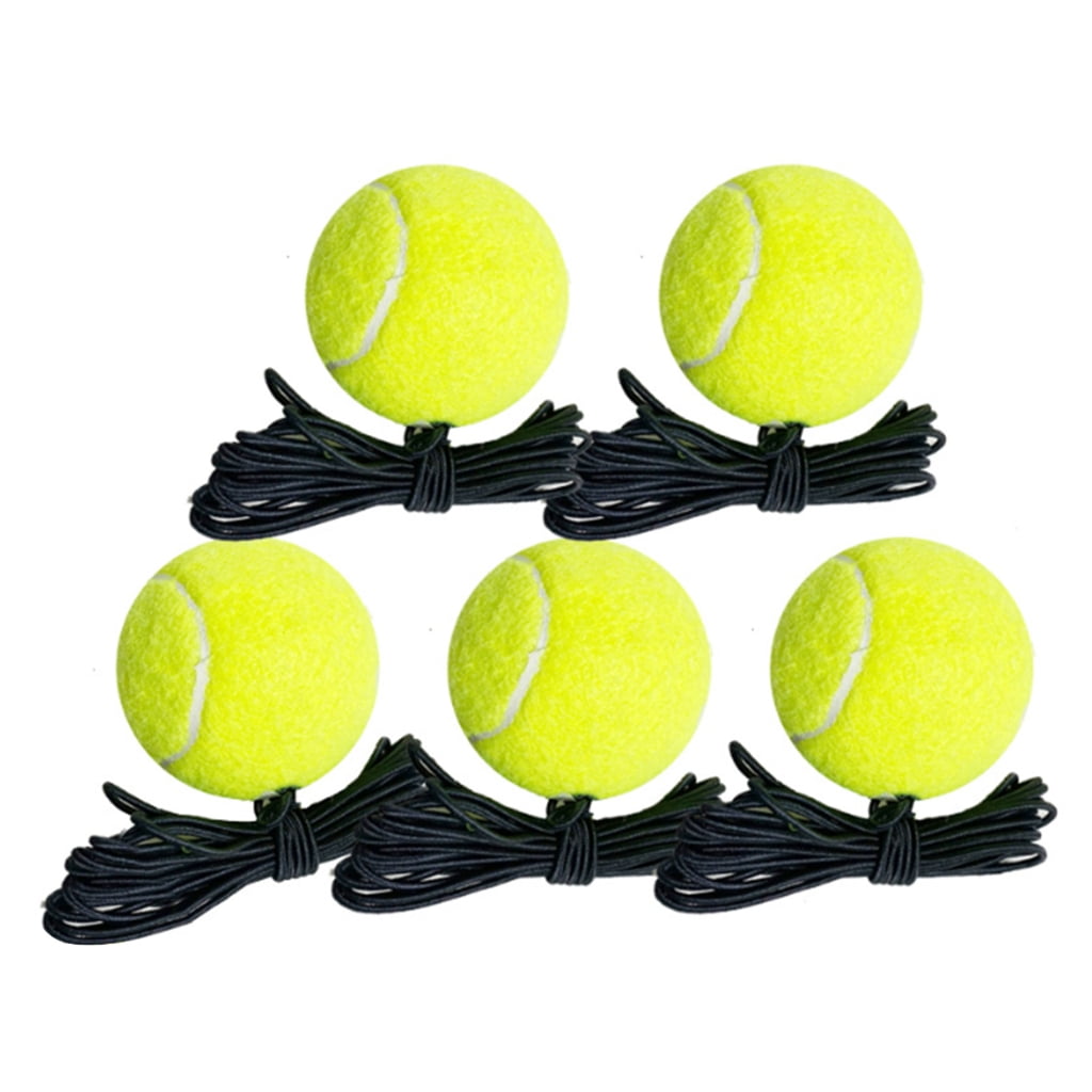 tegongse 5Pcs Tennis Training Balls With Elastic String Tennis Trainer ...