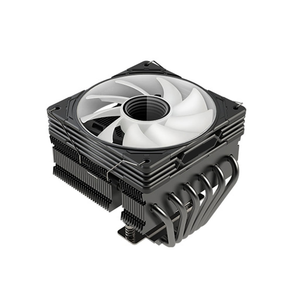tegongse ARGB 12cm Fan Down Flows CPU Air Coolers Featuring 6 Heat Pipe ...