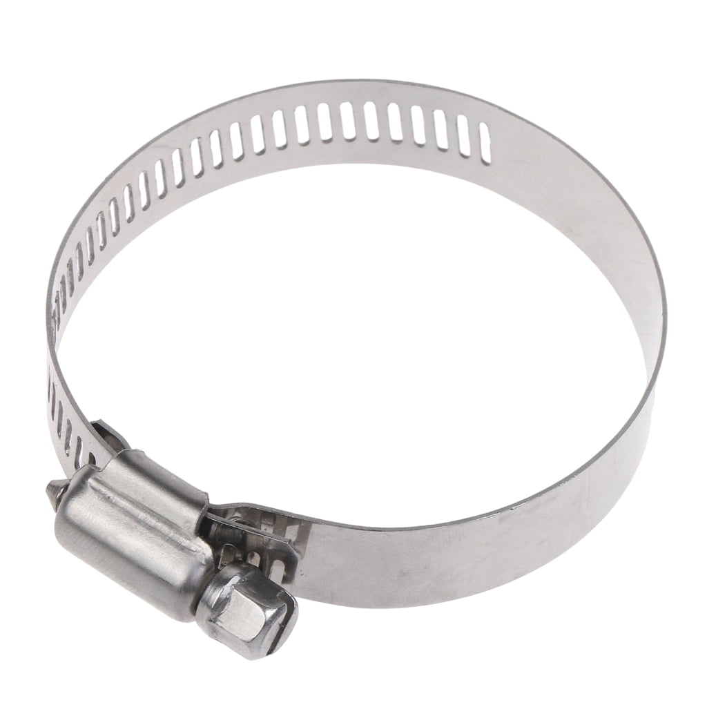 tegongse Adjustable Stainless Steel Duct Clamps Hose Clamp Pipe Clamp ...