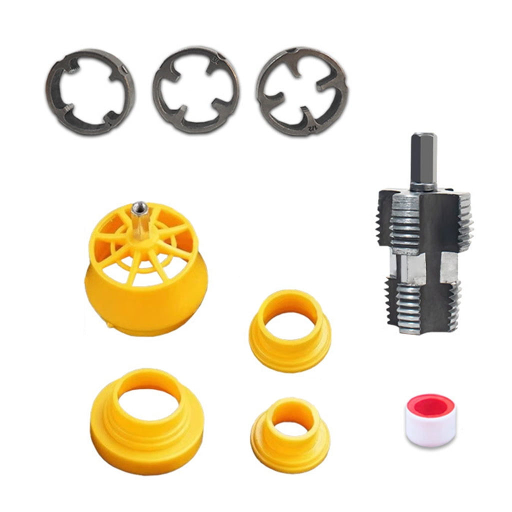 tegongse Double Head Water Pipe Inner Hole Thread Opener Water Pipe ...