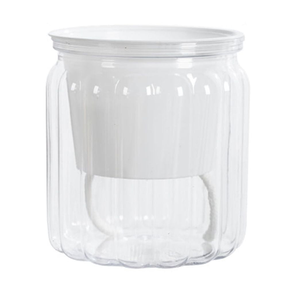 tegongse Elegant Translucent Hydroponic Plant Pots Garden Planter with ...