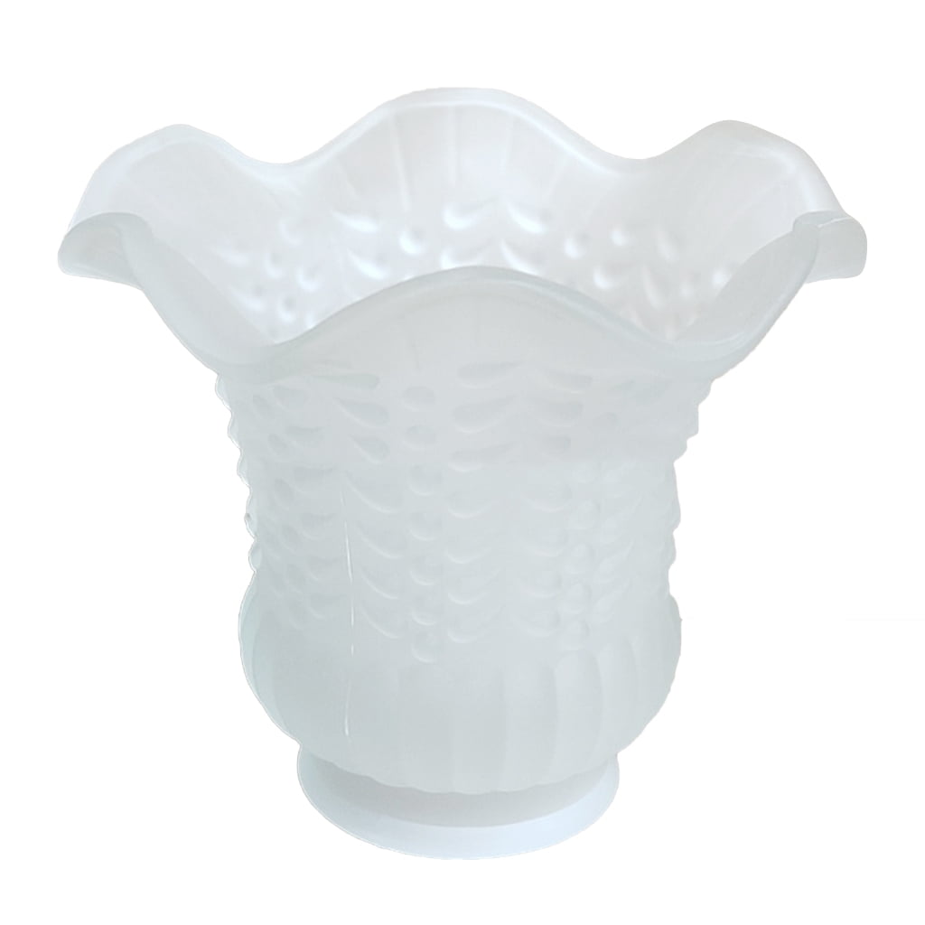 tegongse Flower Shaped Glass Ceiling Lamp Shade E27 Exquisite for ...