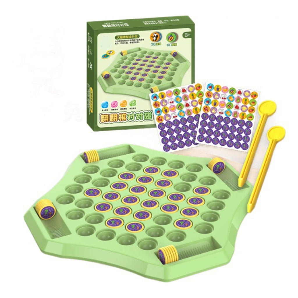 tegongse Fun Flipping Chess Memory Game Animal Fruit Pattern Memory ...
