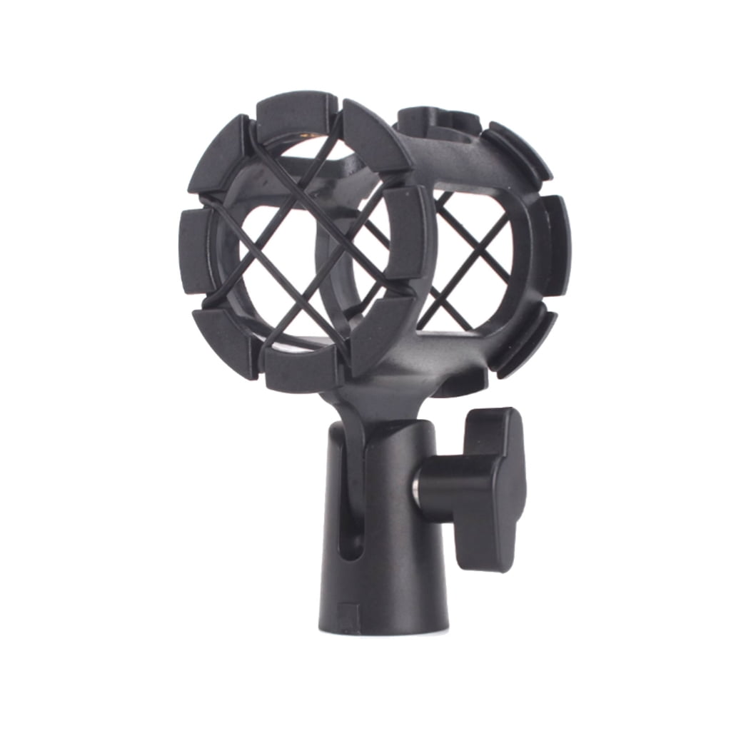 tegongse Handheld Condenser Microphone Shock Mount Clip Mic Holder Stand Professional Recording ...