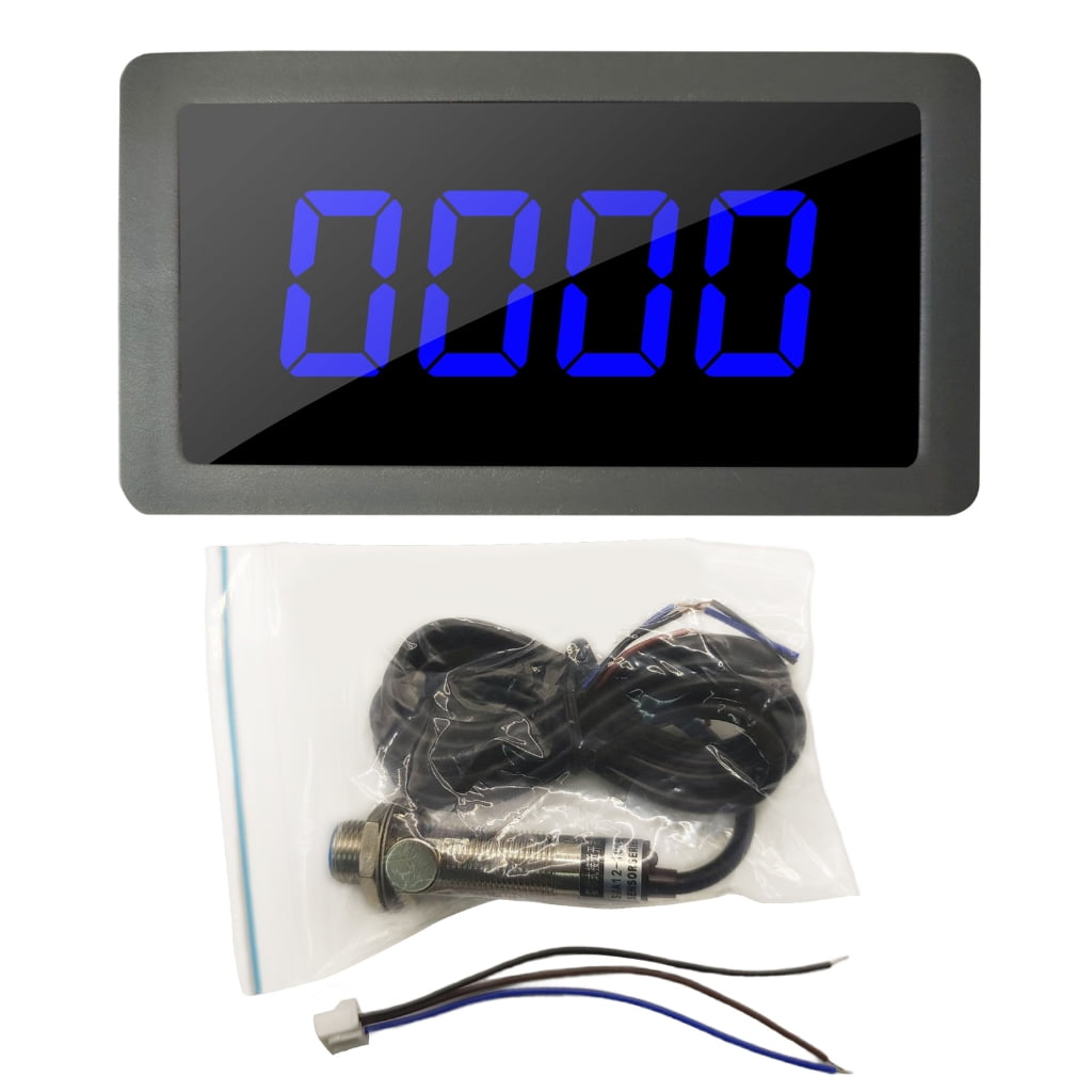 tegongse LED Digital Tachometer Speed Speed Meter Accurate Motor Speed ...