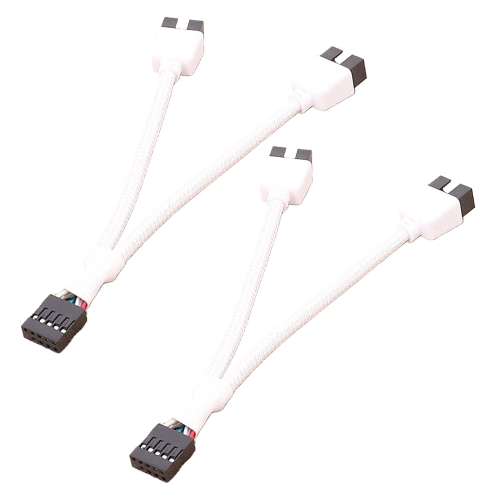 tegongse Mainboard Usb2.0 9Pin To Two 9-Pin Splitter 9pin Female To Two ...