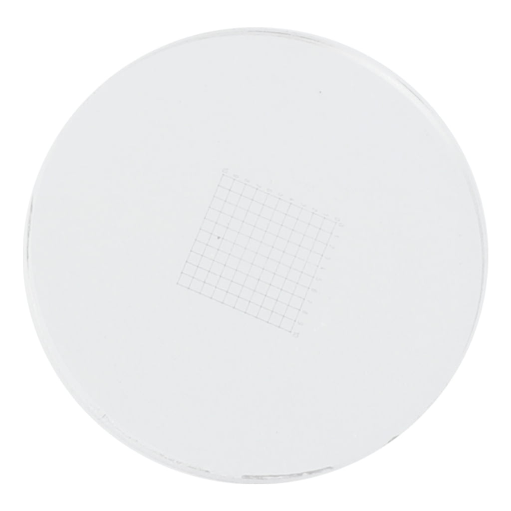 tegongse Microscope Calibration Slide Acrylic Microscope Ocular Reticle ...