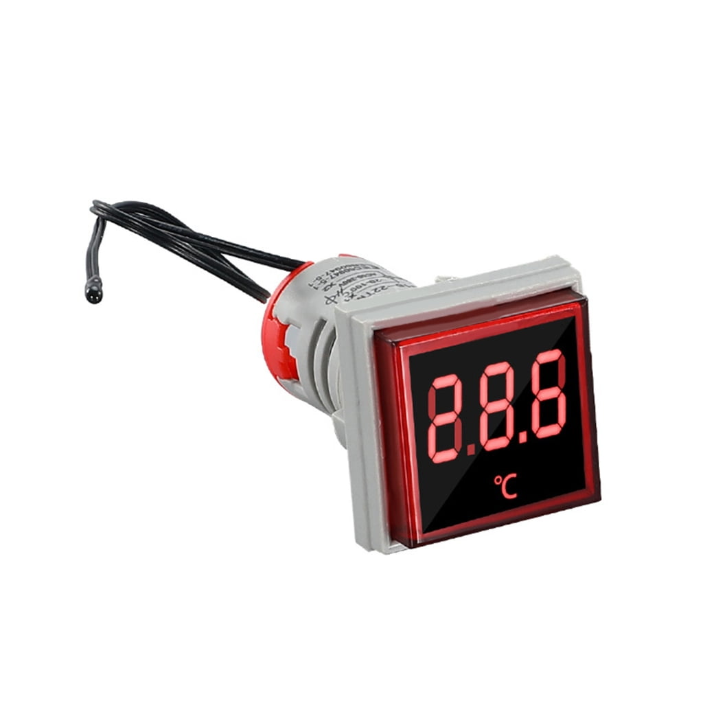 tegongse Multiple Environment Square Digital Thermometers with Flame ...