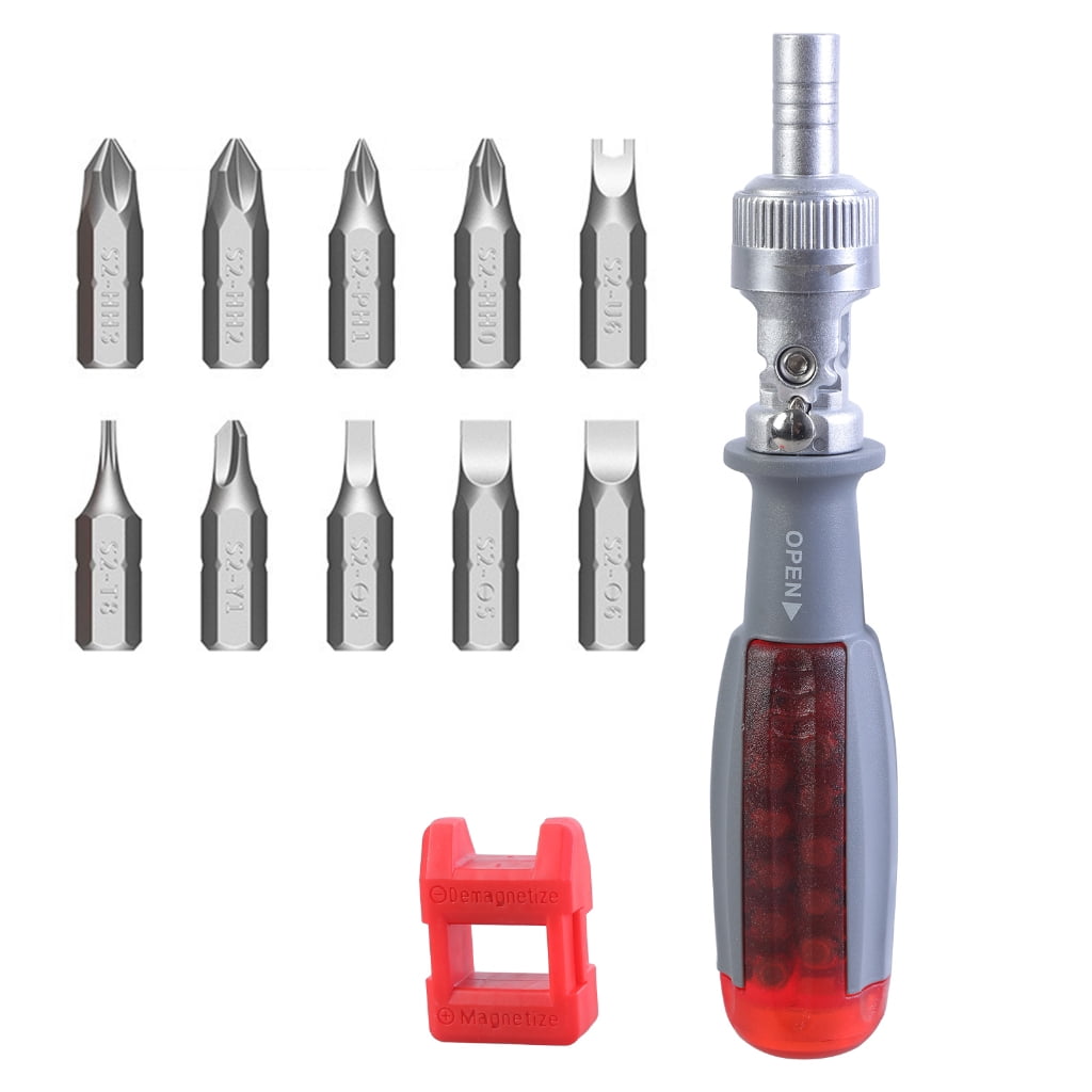 tegongse Multipurpose Portable Adjustable Rotation Ratchet Screwdriver ...