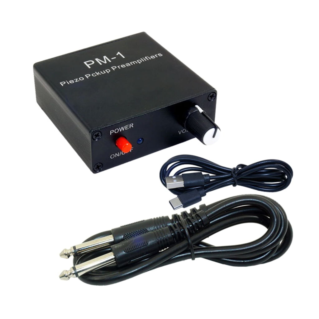 tegongse Piezo Pickup Preamplifier Headphone Amplifier with TYPE C DC5V ...