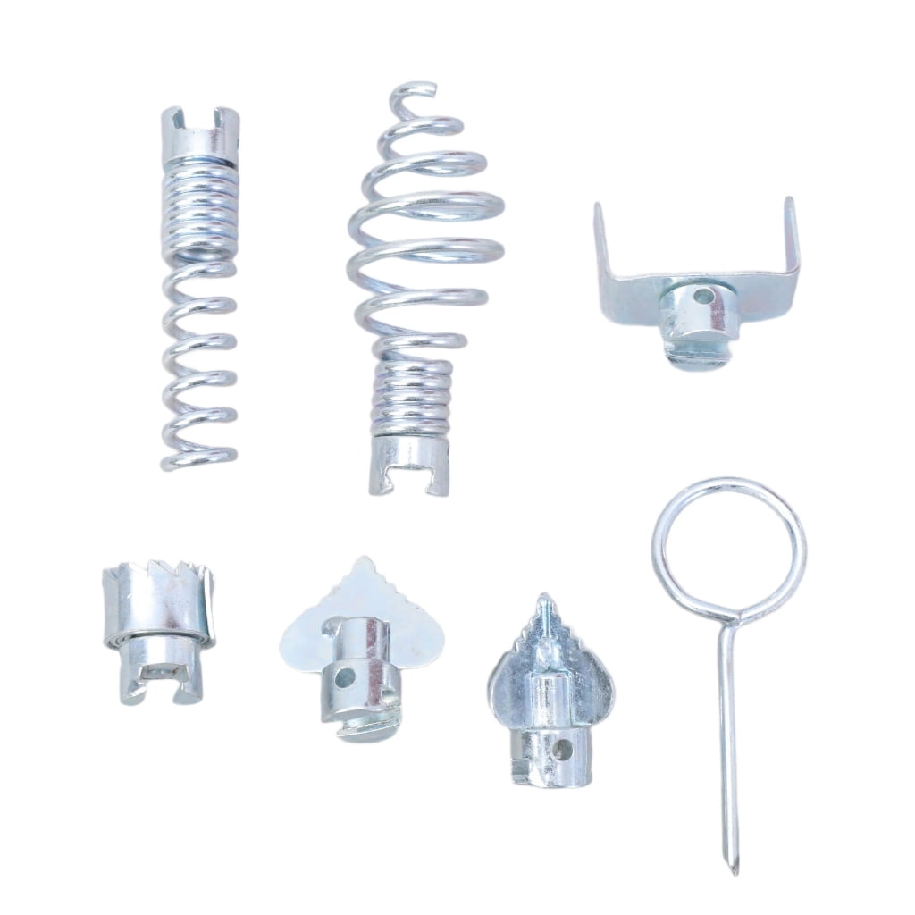 tegongse Pipe Dredging Machine Cutter Head Set 7PCS Plumbing Tool For ...